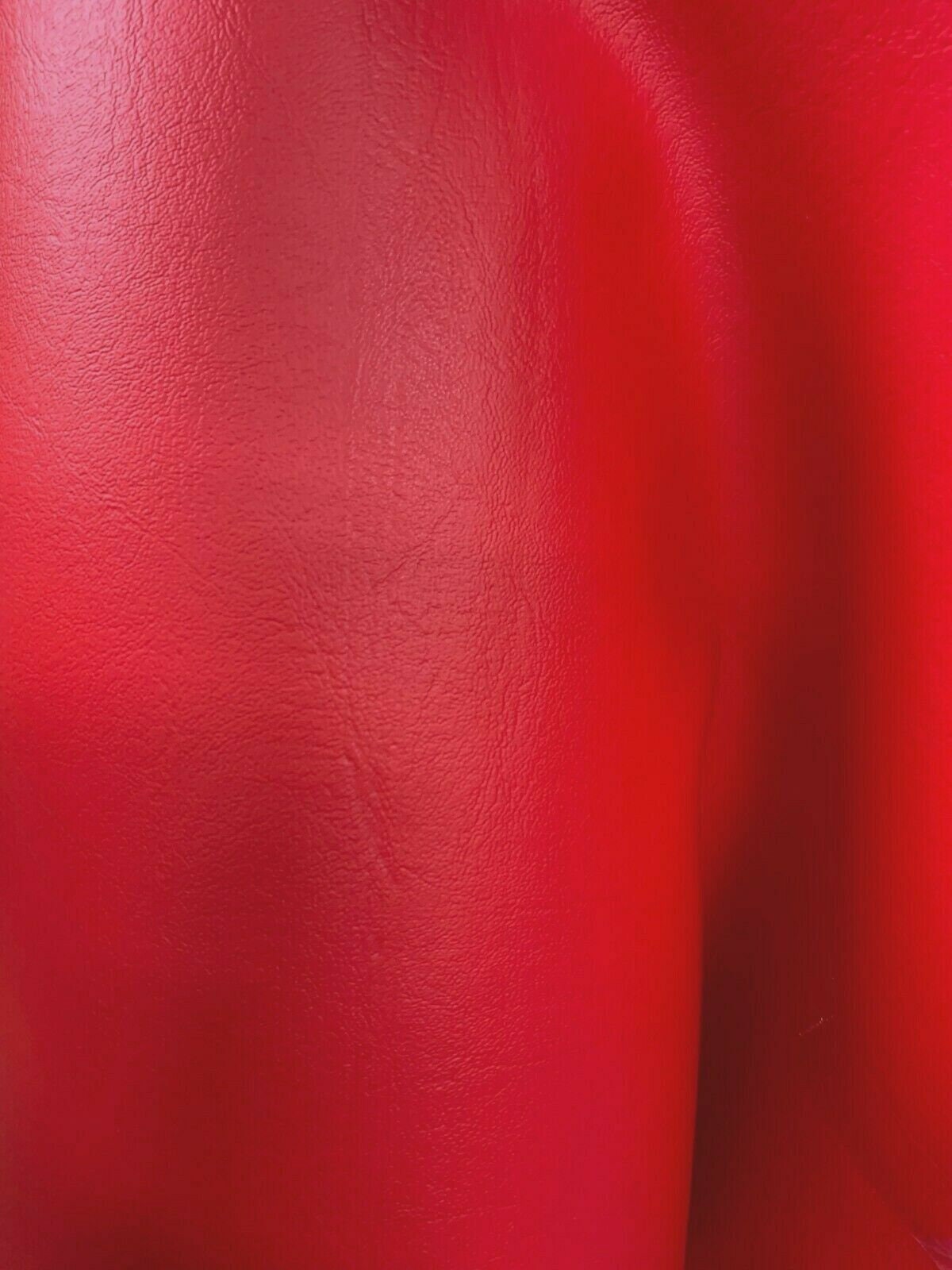 RED Faux Leather Vinyl Upholstery Fabric (54 in.) Sold By The Yard ...